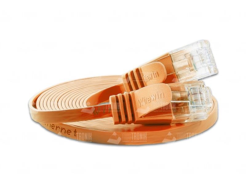 Кабель Wirewin SLIM UTP Cat.6, 1.5 м оранжевый