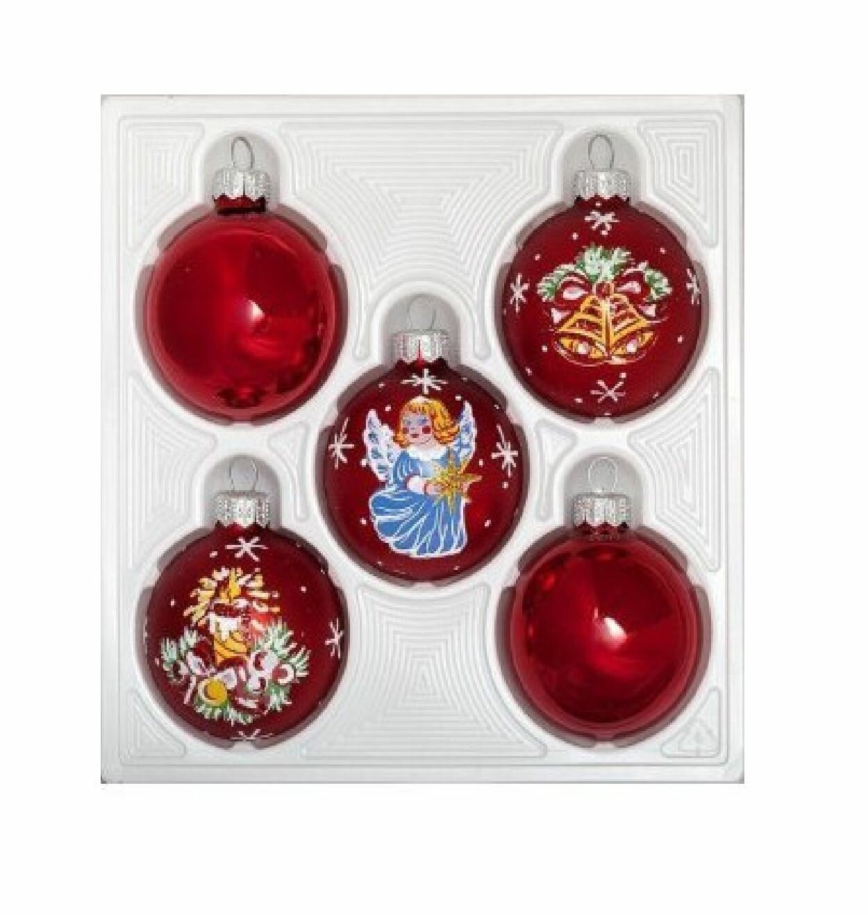 Набор "Рождественский" 5х60мм красный с1122красн