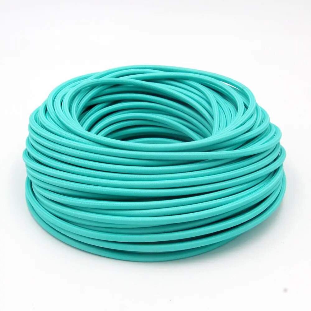 Текстильный провод Turquoise 3x0.75мм2, 3 м