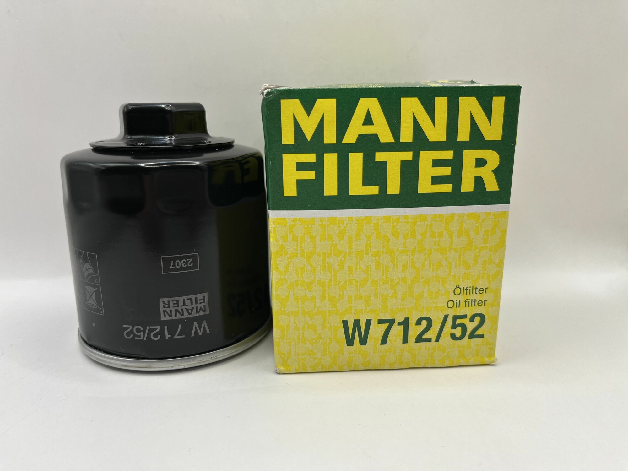 Фильтр масляный MANN-FILTER W 712/52 (W712/52)