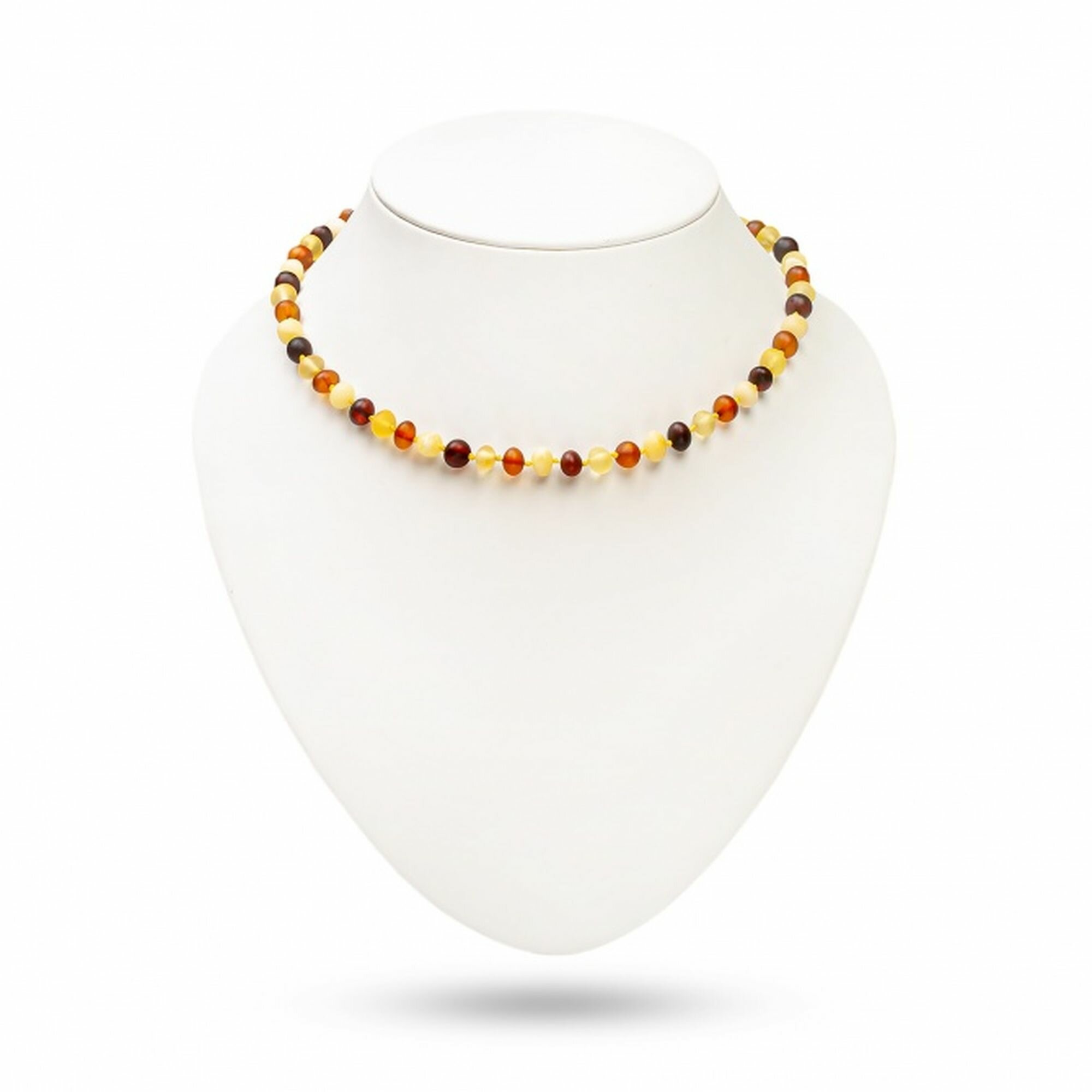 Бусы, янтарь