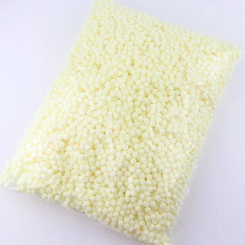 Помпоны меховые 8-30 мм Белый, 10, 20mm 1000Pcs