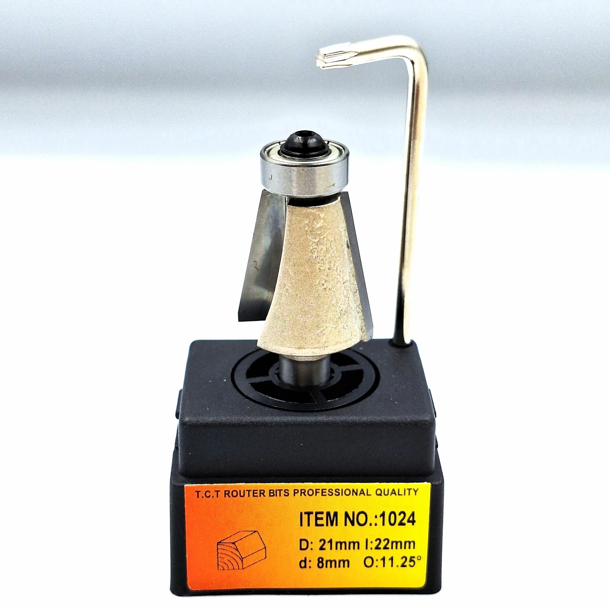 Фреза Globus 1024 D21 S8 11,25 градусов, кромочная конусная