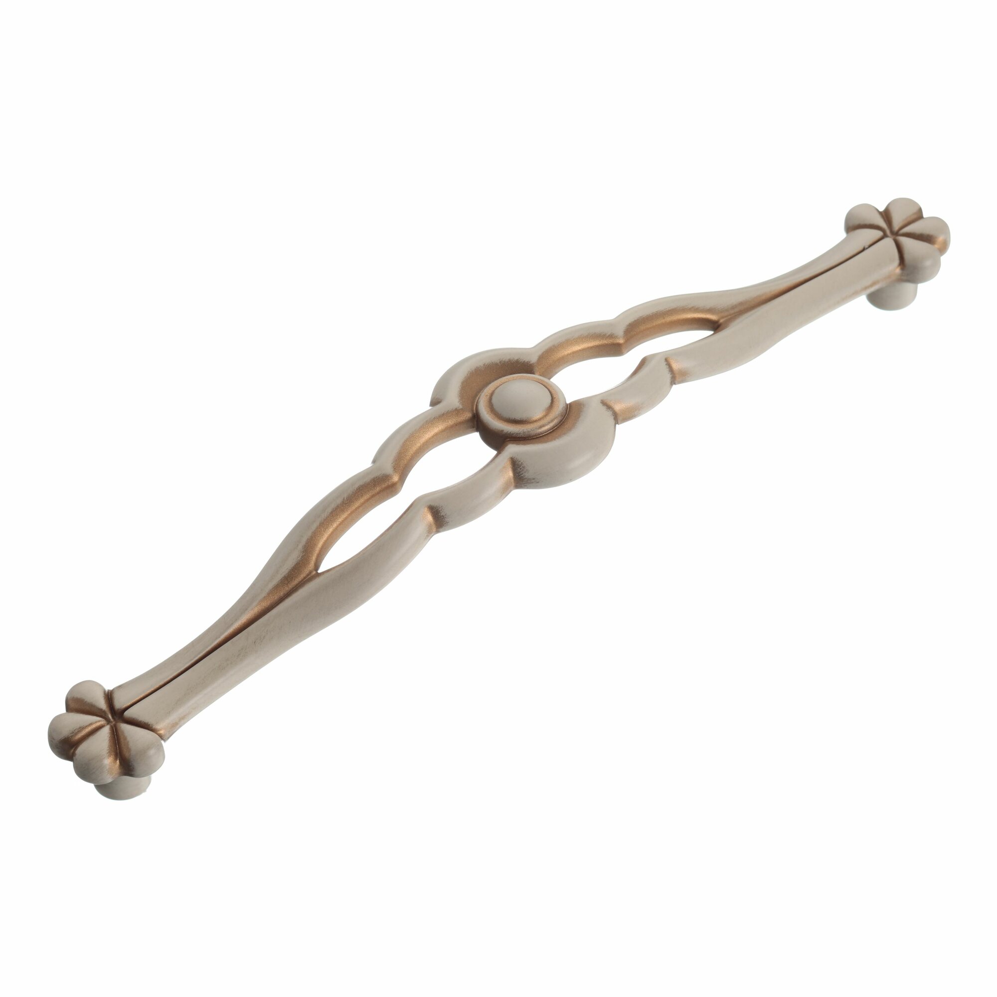 Ручка мебельная скоба GIUSTI LINEA DECOR WMN792.160.00V5 королевское старинное белое золото