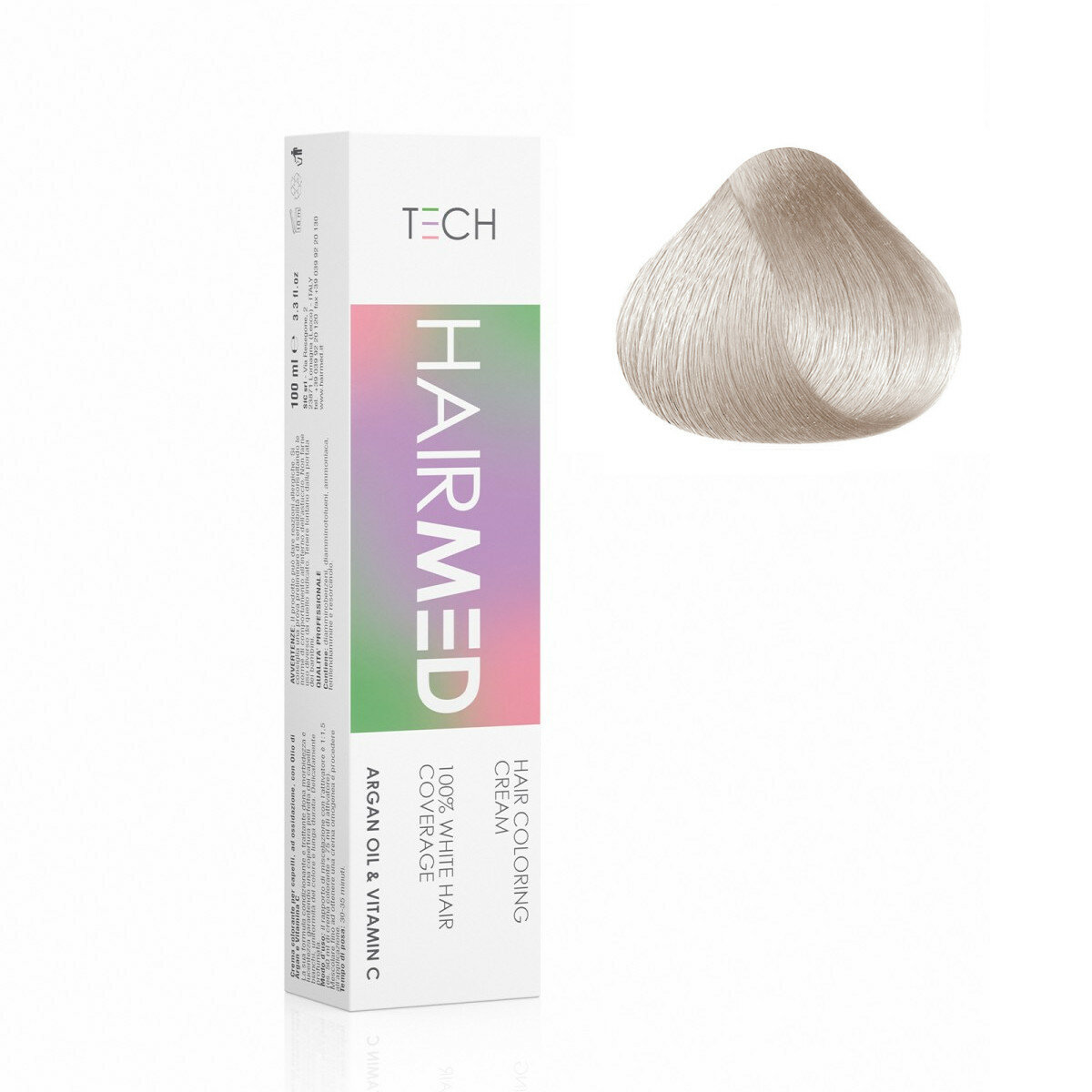 Перманентная крем-краска для волос Hairmed 12/21 Суперосветляющий блонд Фиолетово-пепельный 100 мл