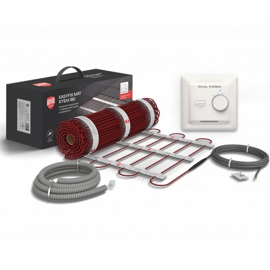Нагревательный мат Royal Thermo EasyFix Mat RTEM 2-180-5 (комплект с терморегулятором)