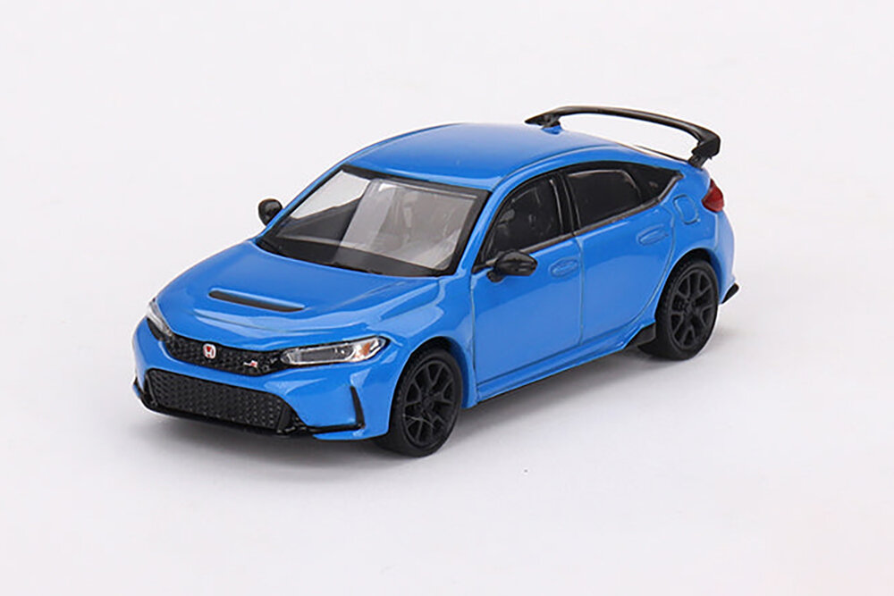 Модель коллекционная MINI GT Honda civic type r 2023 blue (длина модели 6-10 см)