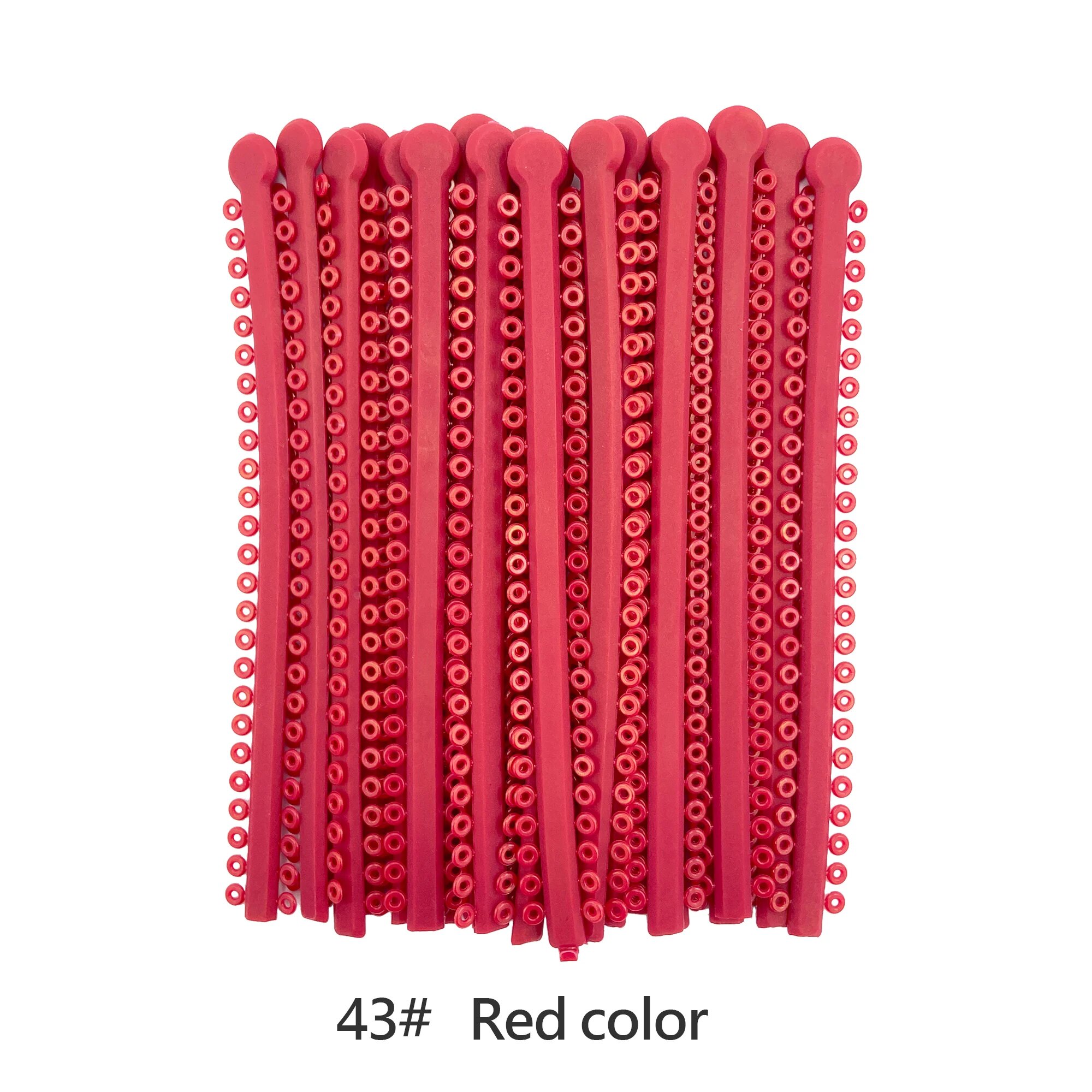 DRAGON DENT Эластичные лигатуры для брекетов 1040 шт. Red 43