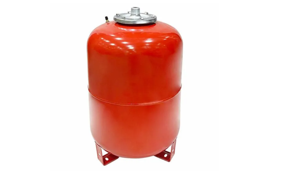 VALFEX . RV (VF. RV.0050), Расширительный бак вертикальный, 50л, красный, с маленькими ножками