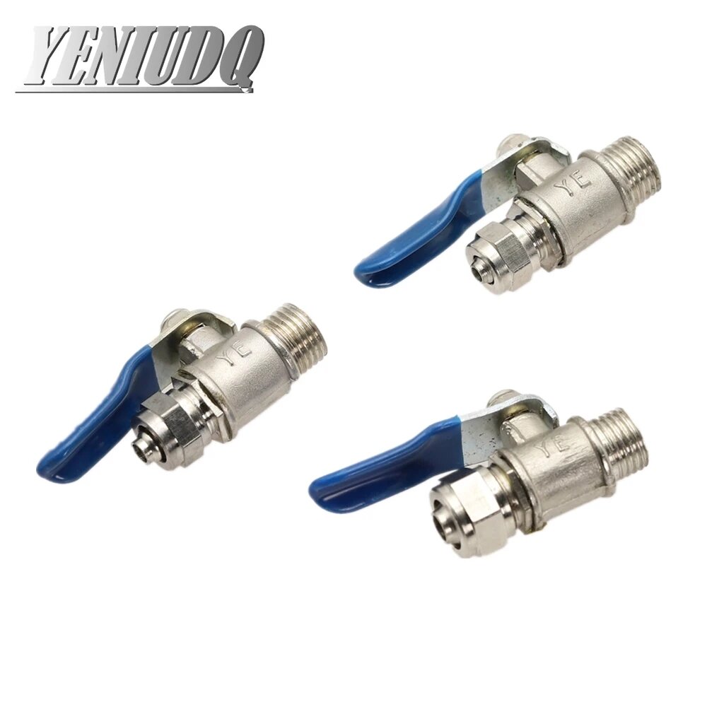 Медный шаровой кран 1/4" 6mm для трубок
