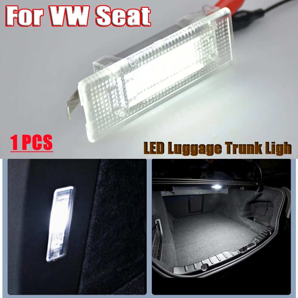1 шт. светодиодный светильник багажника для VW Passat B6 B7 Golf 7 6 5 Caddy Tiguan MK2 Jetta Scirocco Touran без ошибок, внутренние багажники