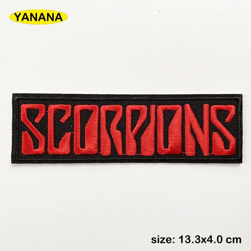 Скорпионов ROCK MUSIC Железные нашивки YANANA