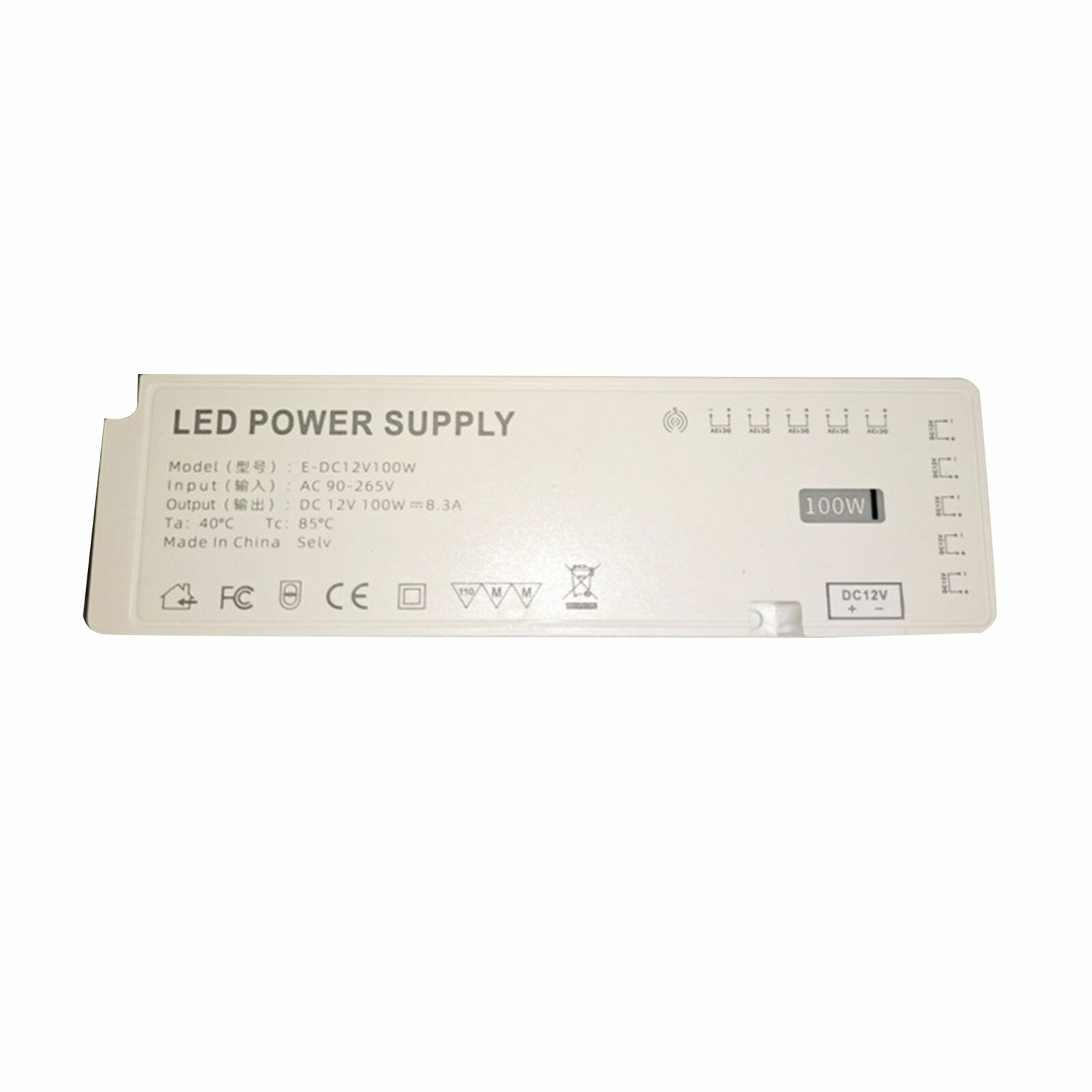 Аксессуары для питания, Блок питания для светильников на кухне - 100W