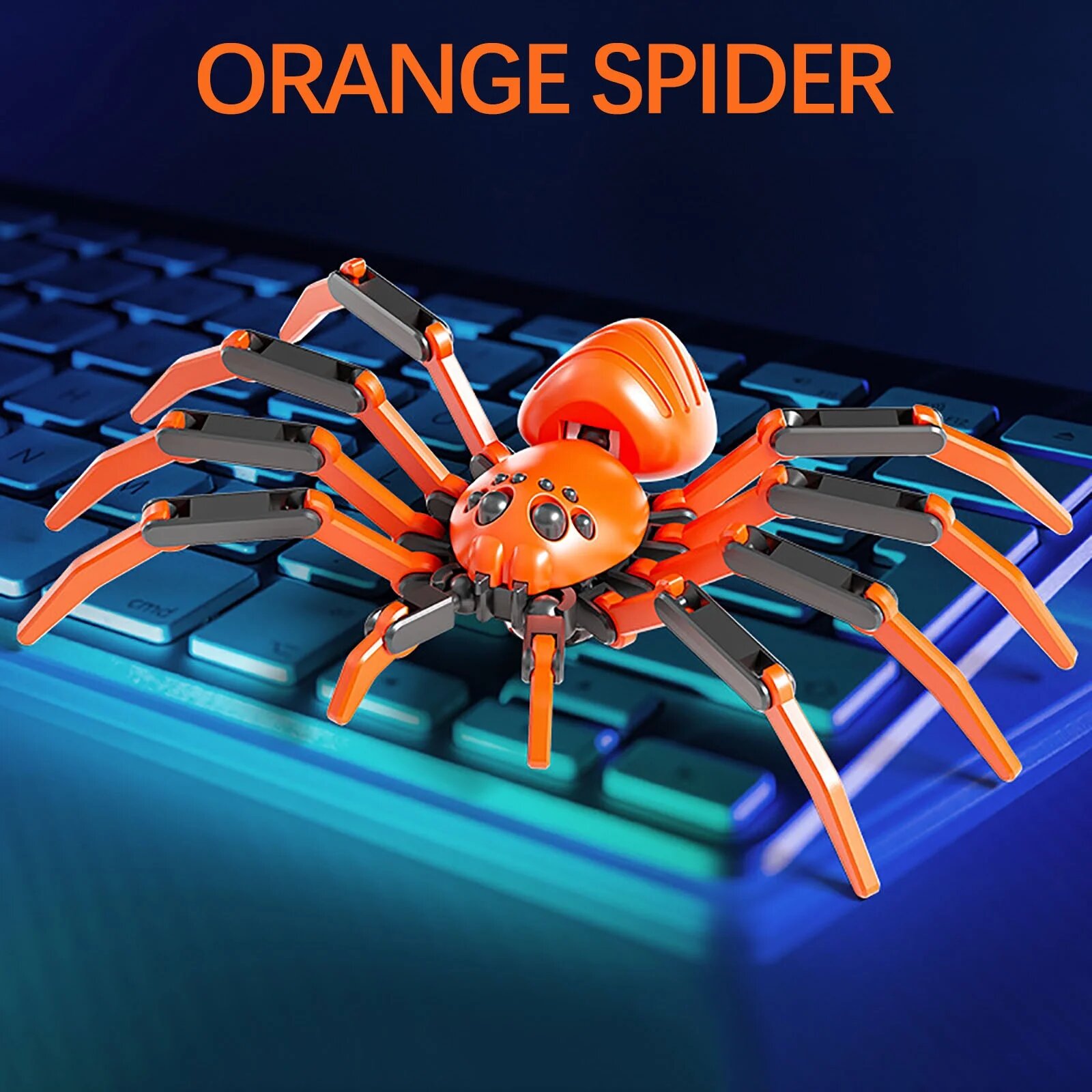Фигурка робота-паука, модель T13 Spiders из ПВХ, многошарнирная подвижная, 3D-модель паука с нижней присоской, используе