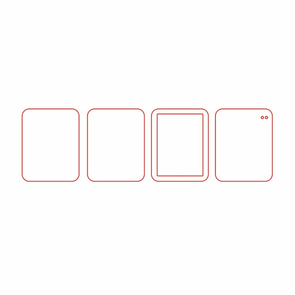 Ювелирное оборудование, Песчаные прозрачные акриловые листы -3, Прямоугольник 4*3 см, 1 комплект