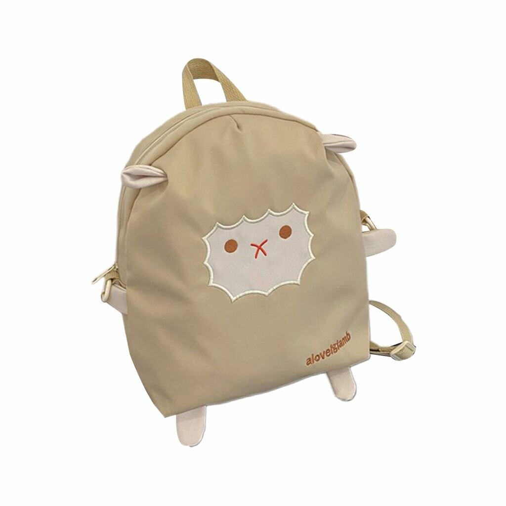 Милый забавный рюкзак sweet girl backpack-Хаки-Одинарная сумка без подвески
