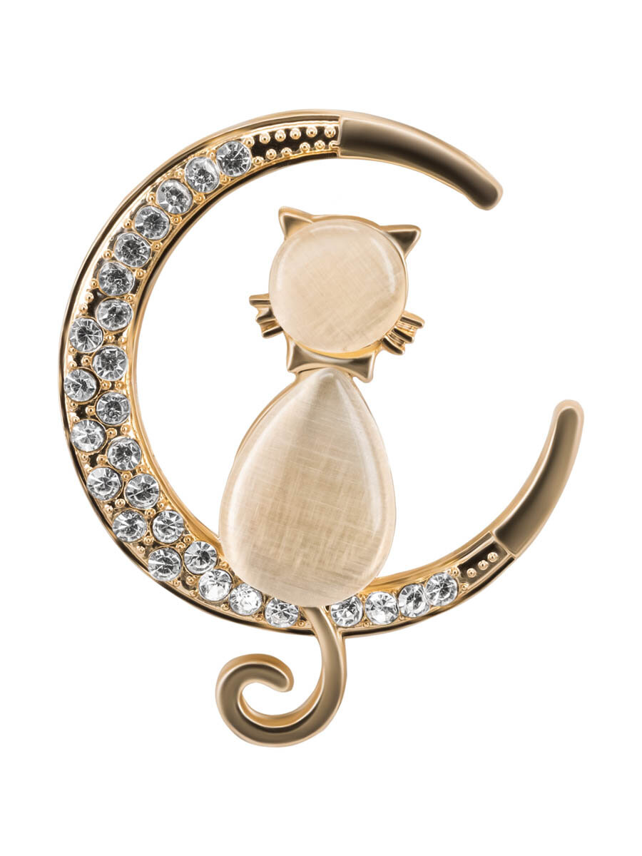 Брошь, стразы