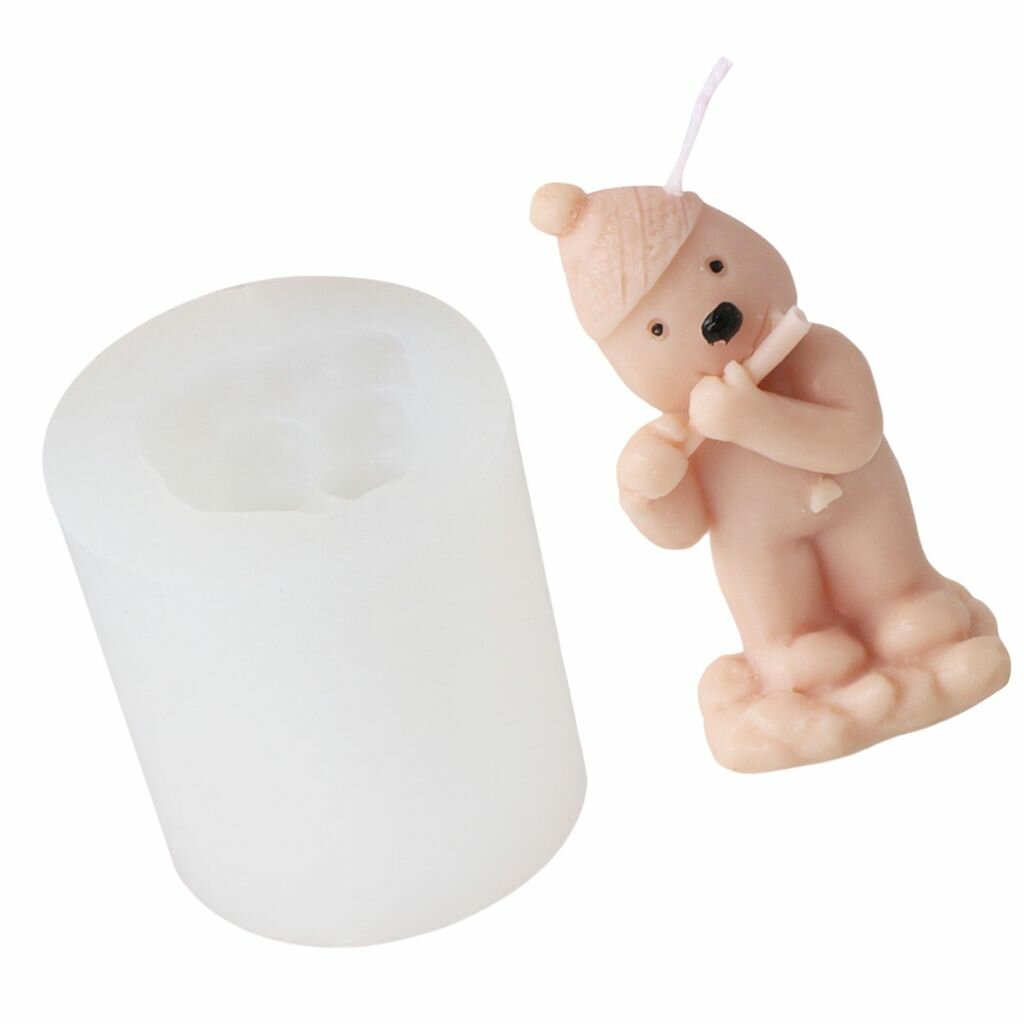 Сосновая шишка - Подсвечник из силикона