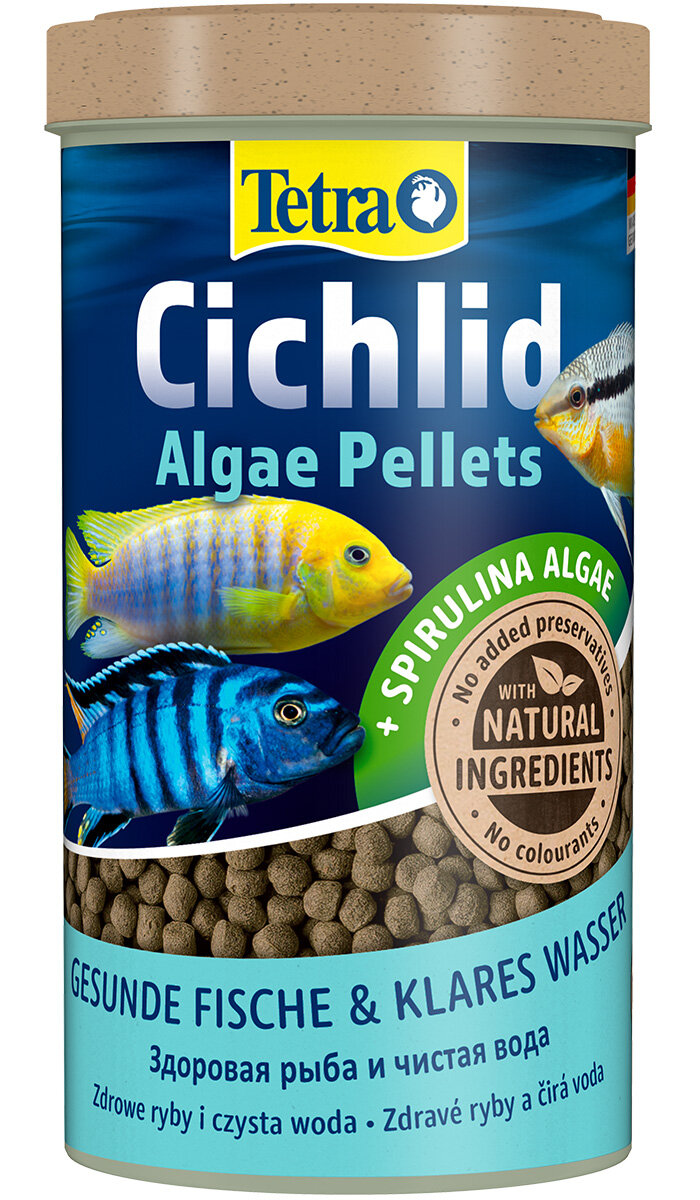 TETRA CICHLID ALGAE PELLETS корм шарики для цихлид (500 мл)