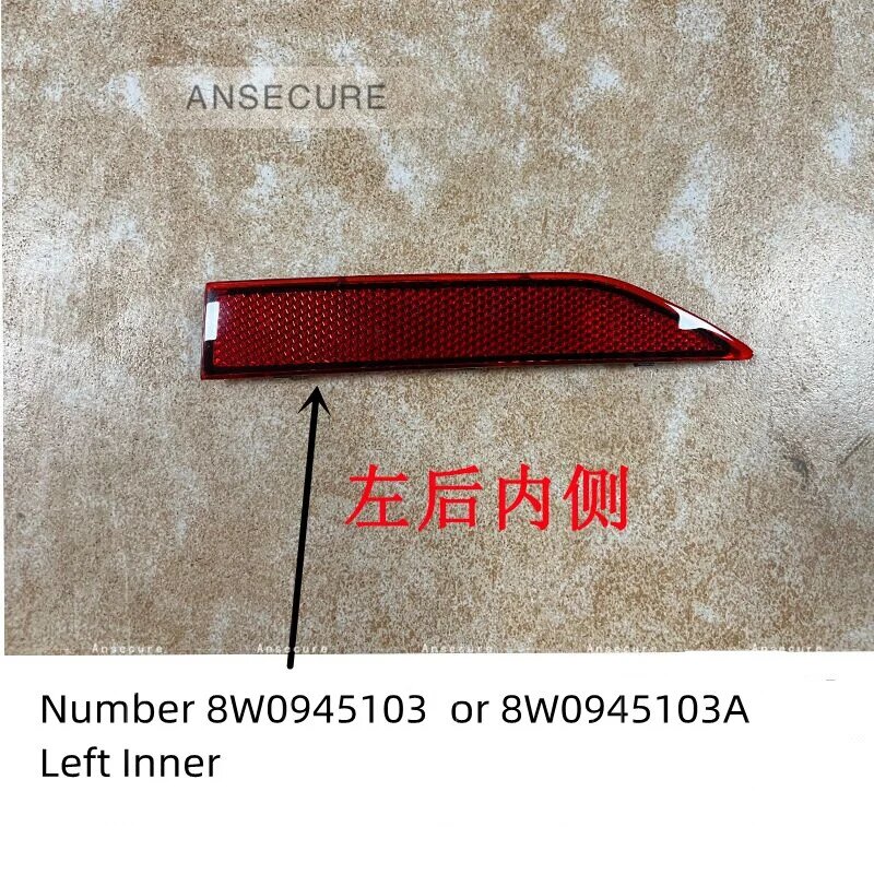 Отражатель заднего левого и правого бампера для Audi A4 B9 2020-2024 8W0945103A 8W0945103A