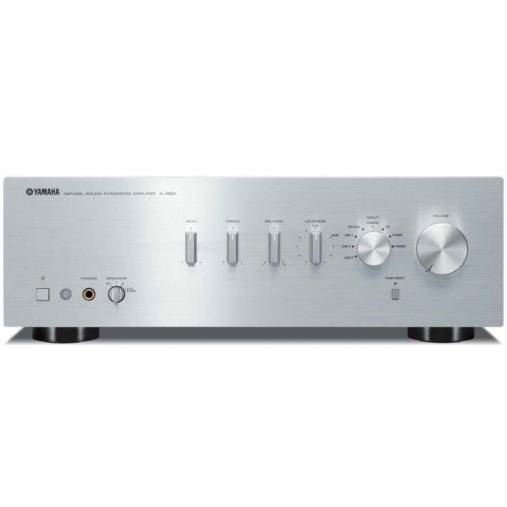 Интегральный усилитель стерео YAMAHA A-S501, Silver