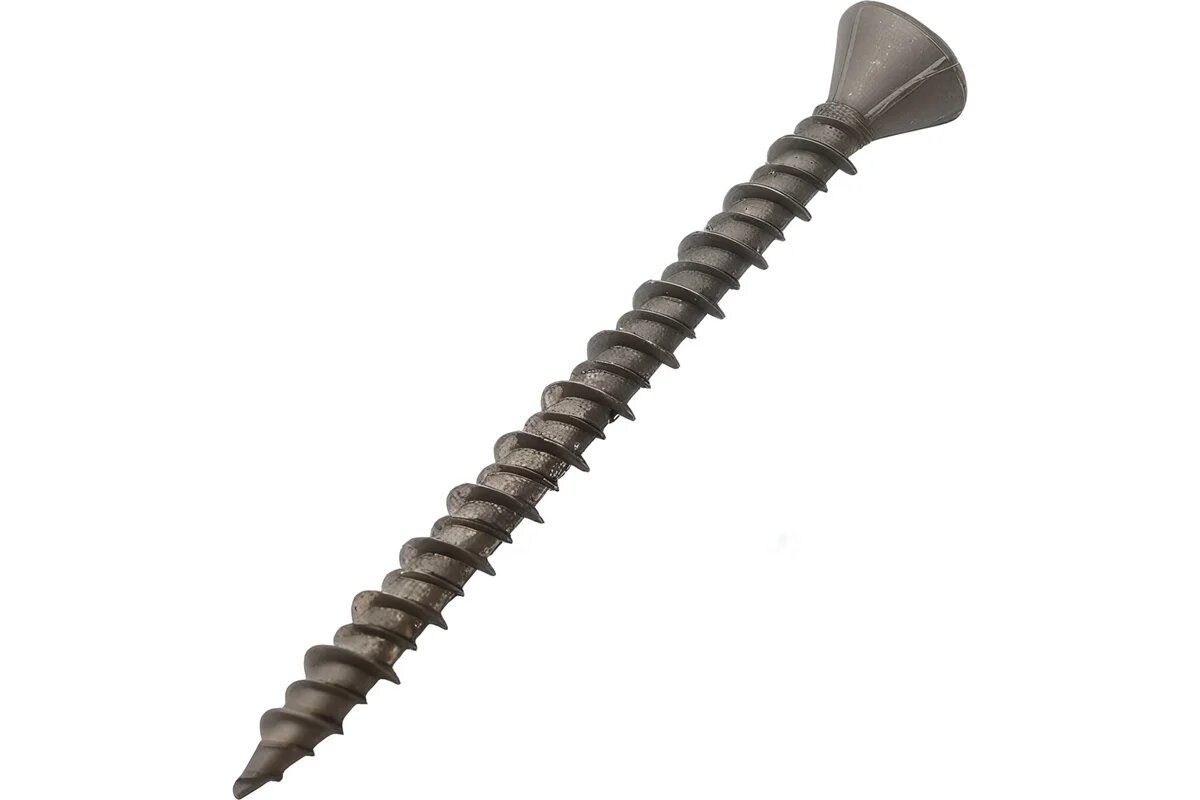 STEELREX Саморез для ГВЛ с двухзаходной резьбой, оксид, Ø3,9x45 мм, 80 шт - крепеж