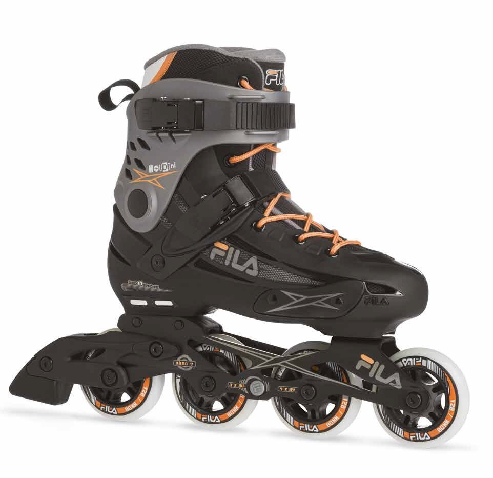 010621085 Коньки роликовые FILA MADAME HOUDINI BLACK/GREY/SALMON