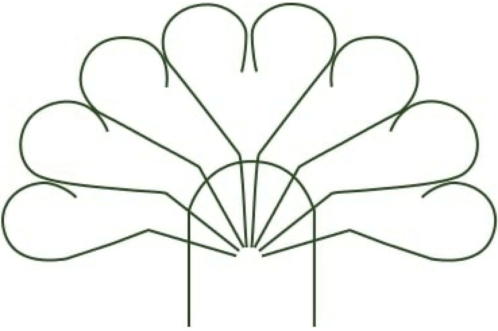 Заборчик Павлин 5 секций Green Line