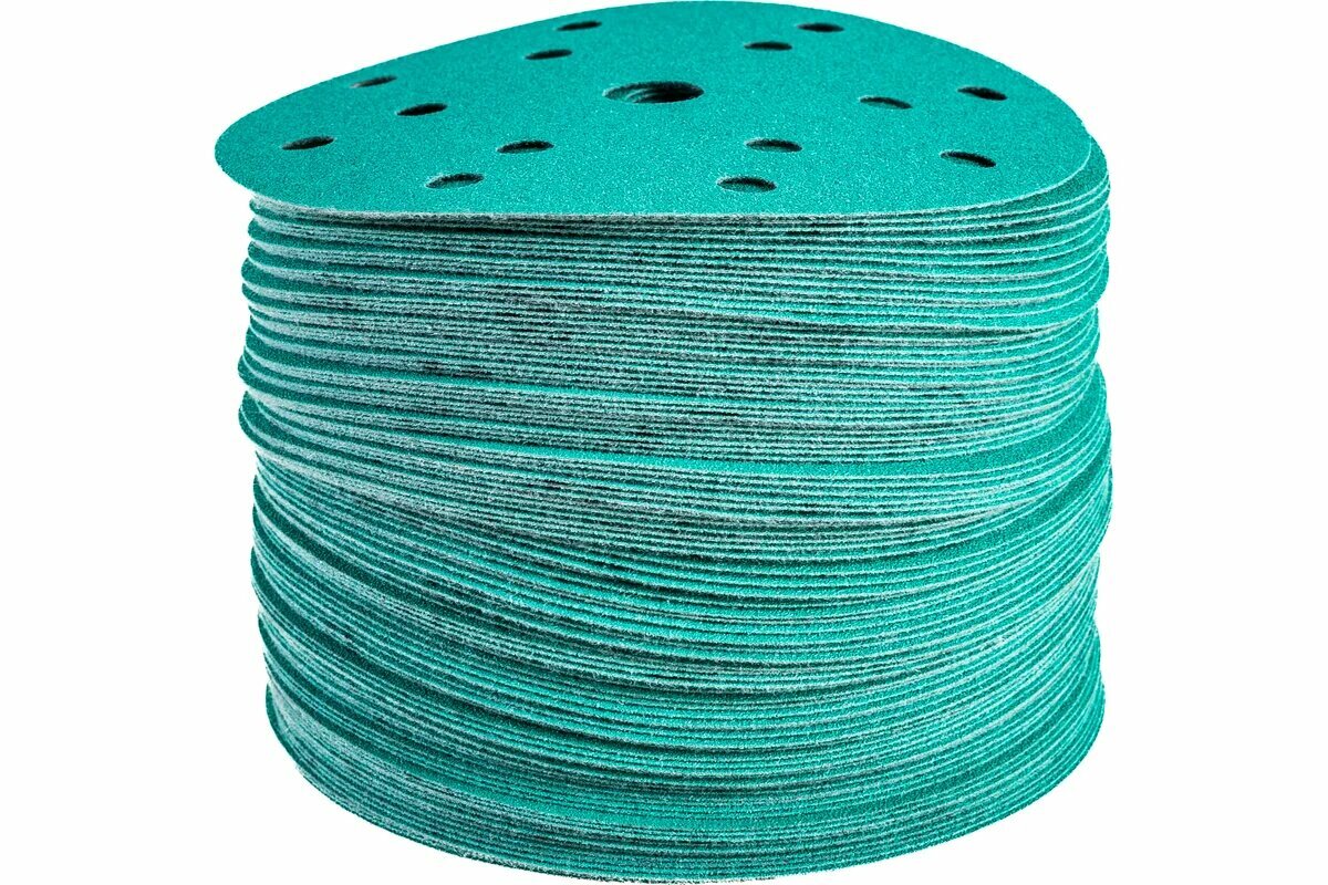 Hanko Диск DC341 Film Green 150 мм 15 отв Р 120 100 шт/уп LA3511501512/DC341.150.15.0120