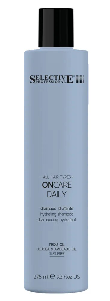 Selective Шампунь для сухих волос, увлажняющий, ONCARE DAILY 275 мл