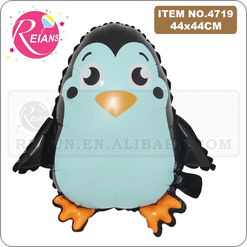 Воздушный шар с животными из фольги 4719