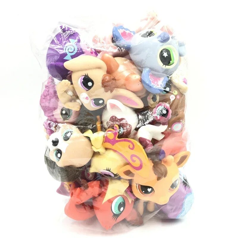 Фигурки Littlest Pet Shop 10 шт, разные цвета