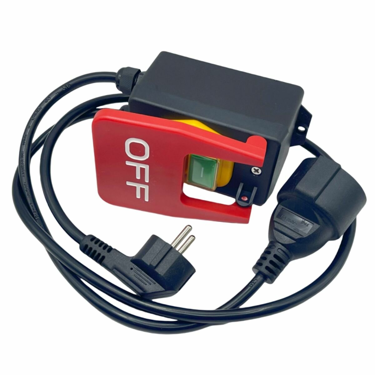 Однофазный выключатель 220 В, вилка европейского стандарта с нулевым напряжением