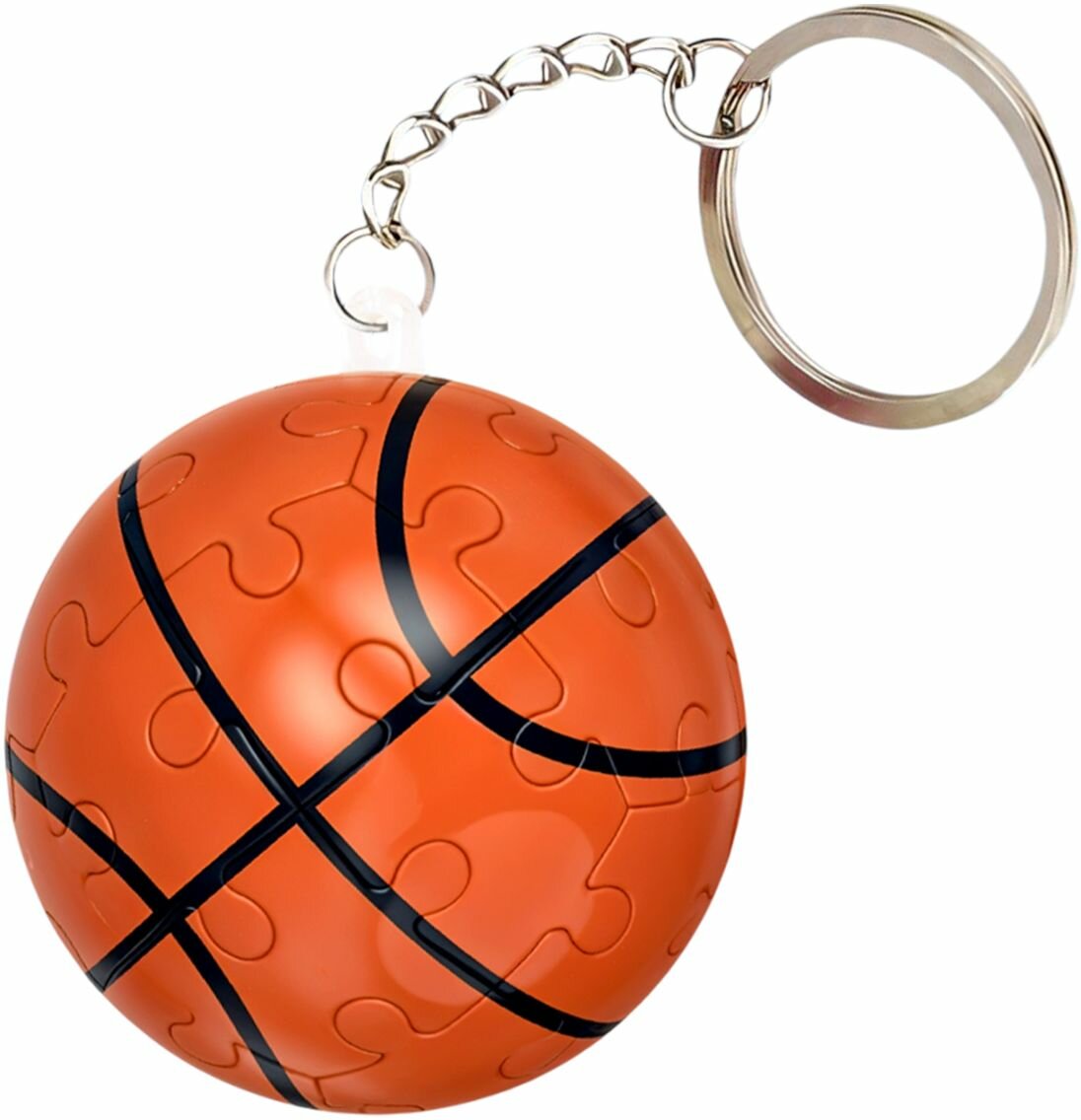 Пазл - брелок 3D "Игра в баскетбол", развивающая головоломка для детей, паззл объемный из 24 деталей