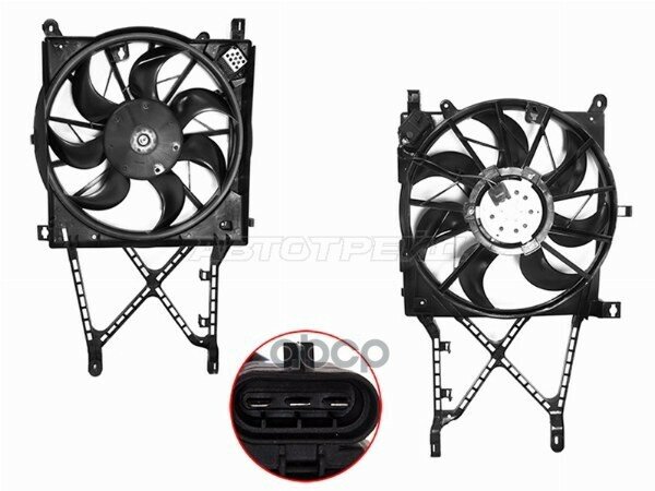 Диффузор Opel Astra 04-13 / Astra Family 11-14 Sat арт. ST-OP49-201-0