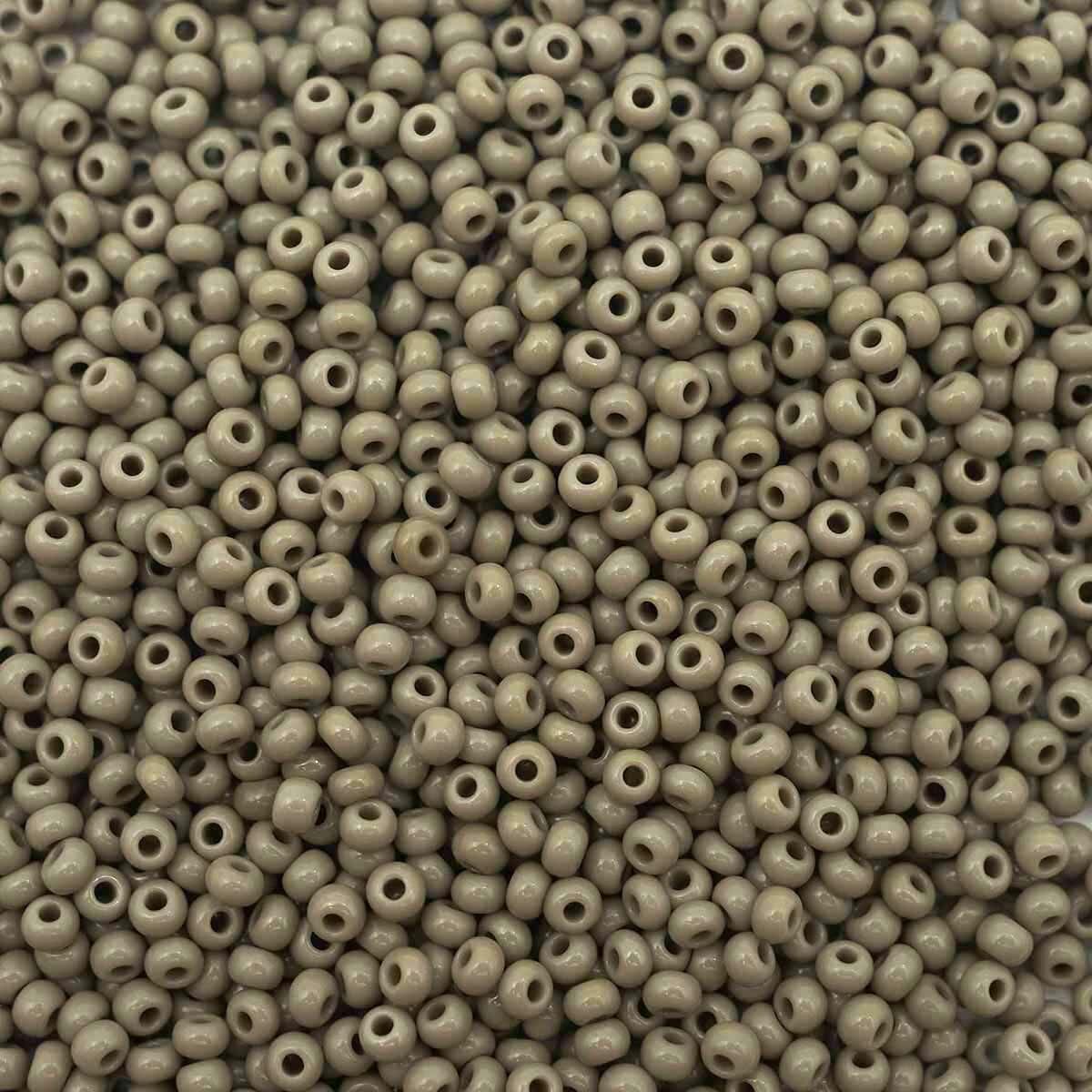 (43020) Бисер непрозрачный 10/0, круг. отв, 50г, Preciosa