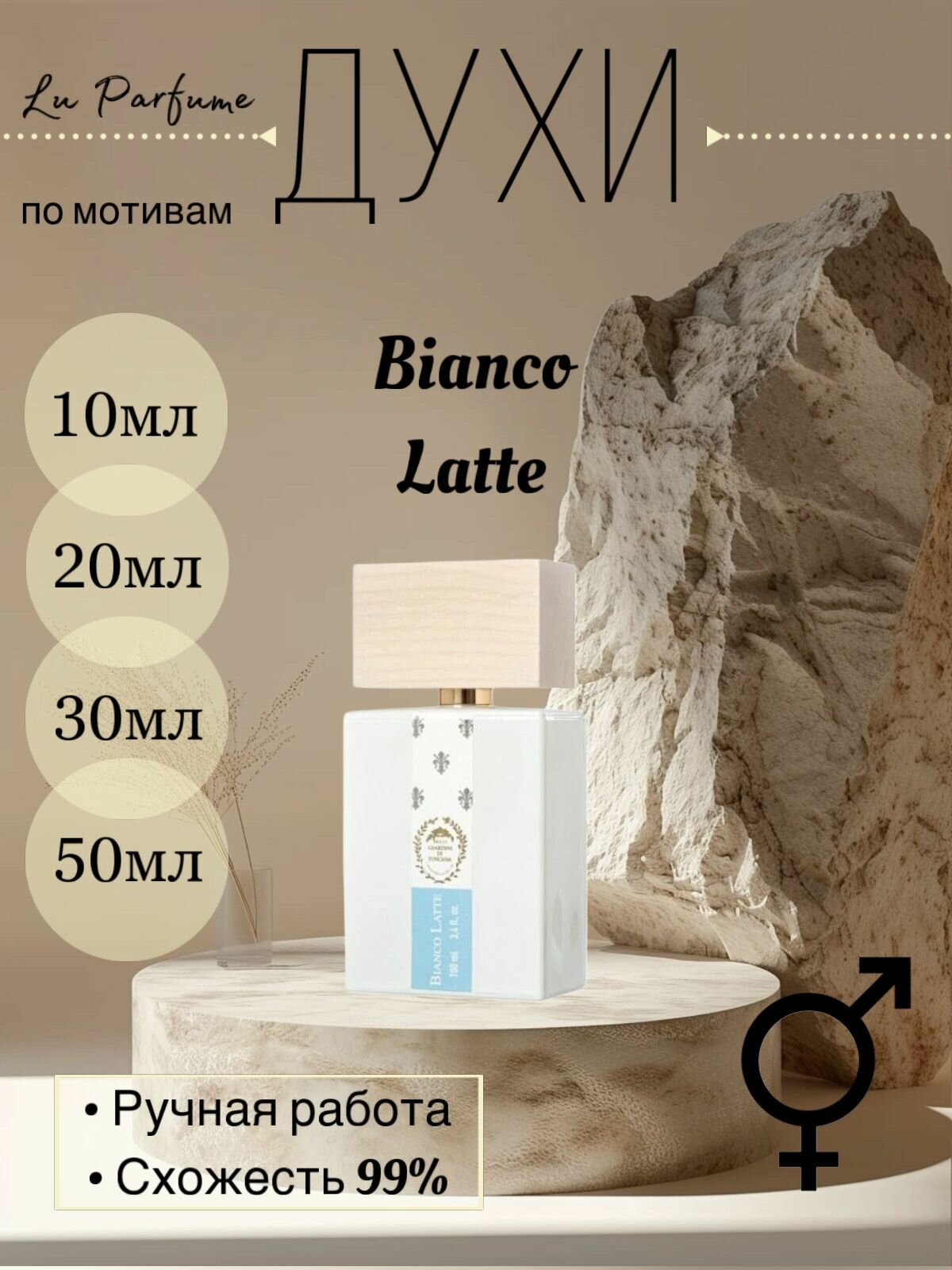 Духи ручной работы по мотивам Bianco Latte Giardini Di