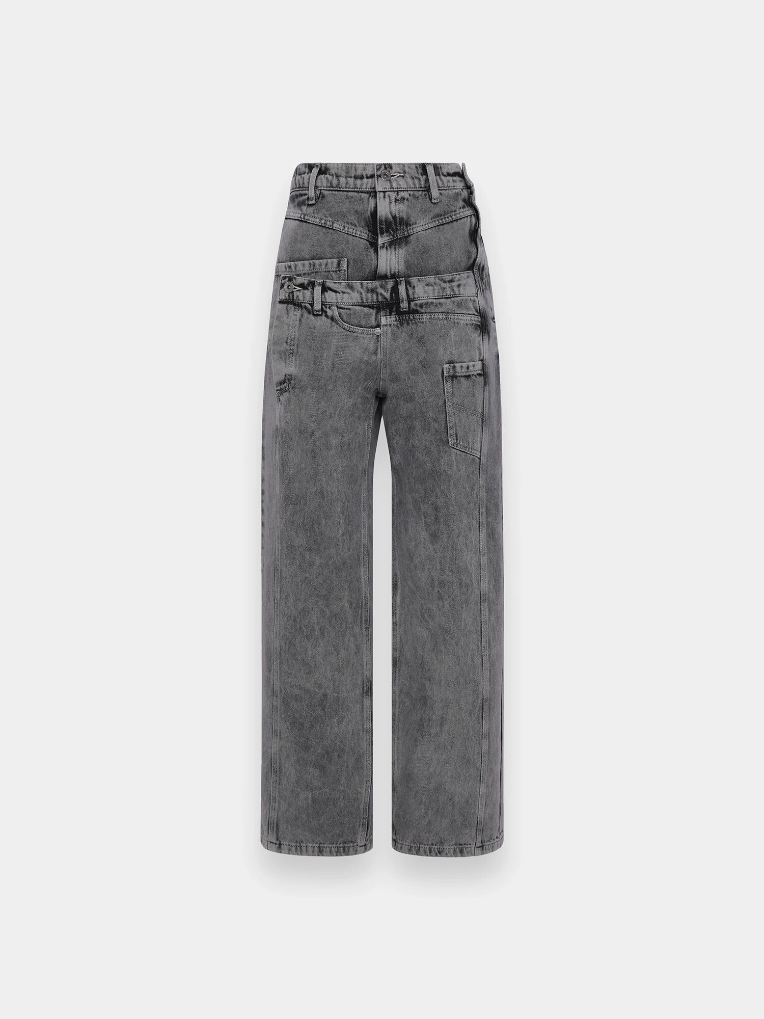 Джинсы широкие 