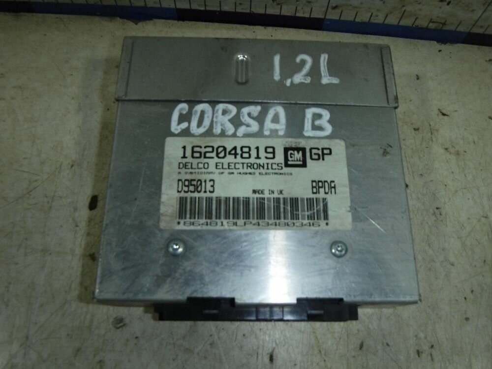 Блок управления двигателем Opel Corsa B 16204819