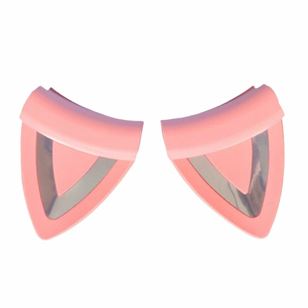 Молодежные силиконовые ушки кота для украшения наушников, Розовый