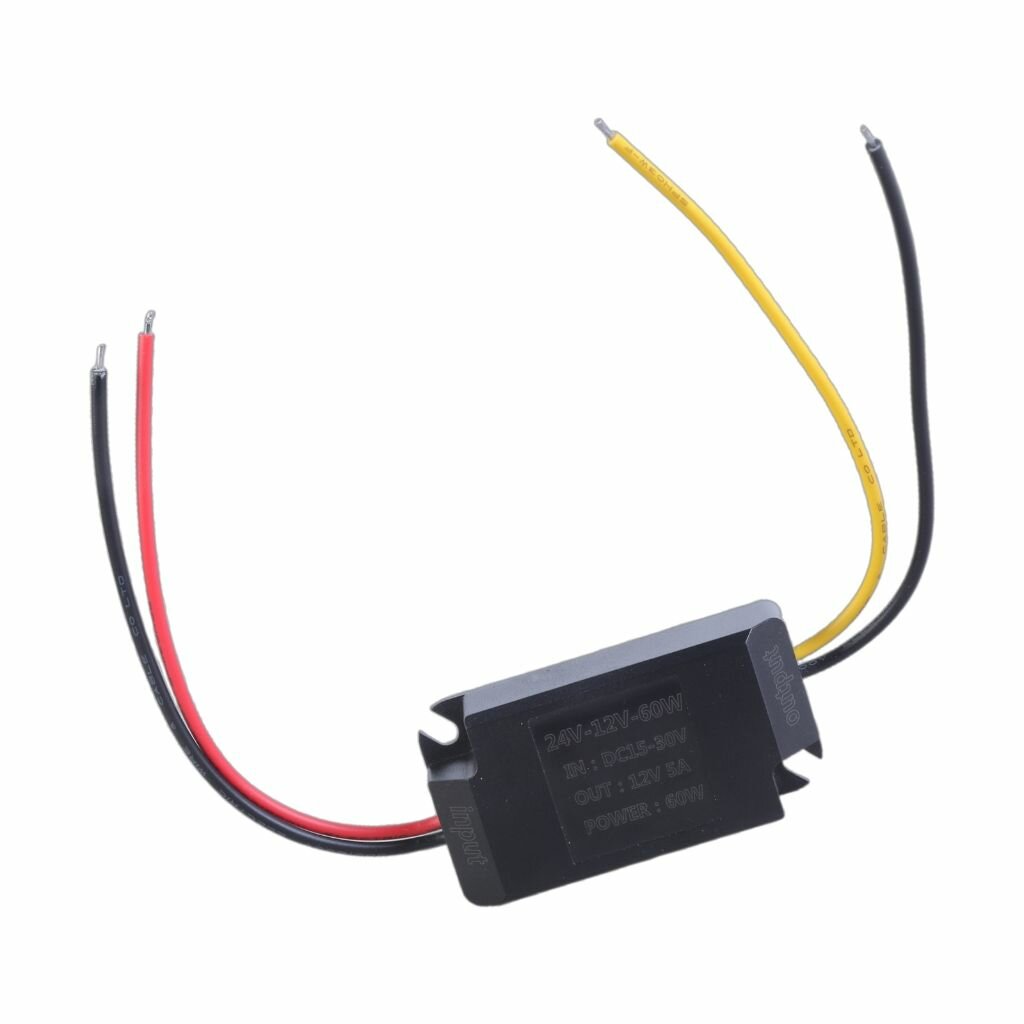 Аудио и аудиоаксессуары+Понижающий адаптер питания от 15V 30V до 12V5A мощностью 60 Вт