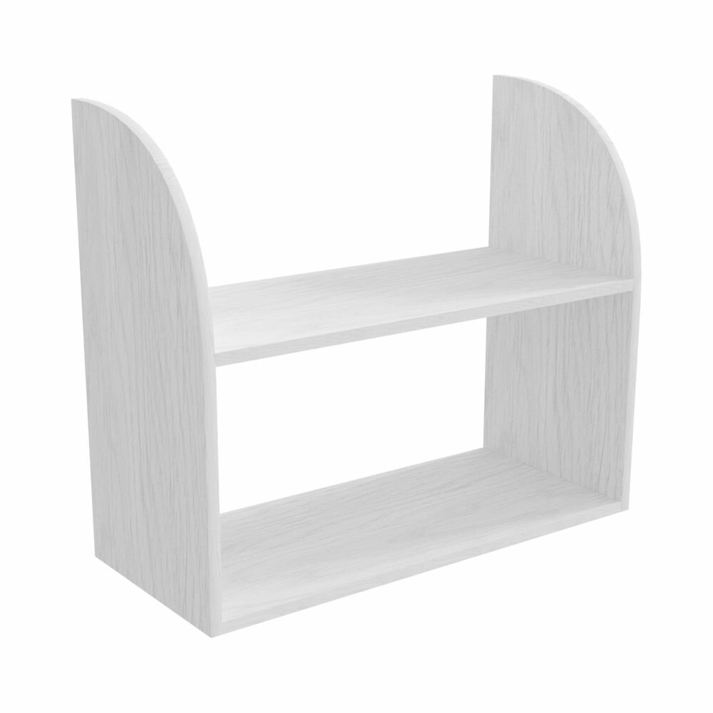 Полка навесная ПН60, р. 700х300х600, Ясень Анкор белый