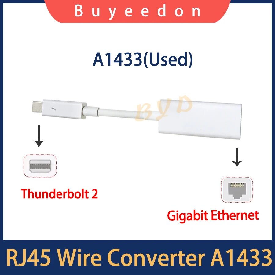 WECOOACC Thunderbolt 2 Gigabit Ethernet Converter A1433 Used