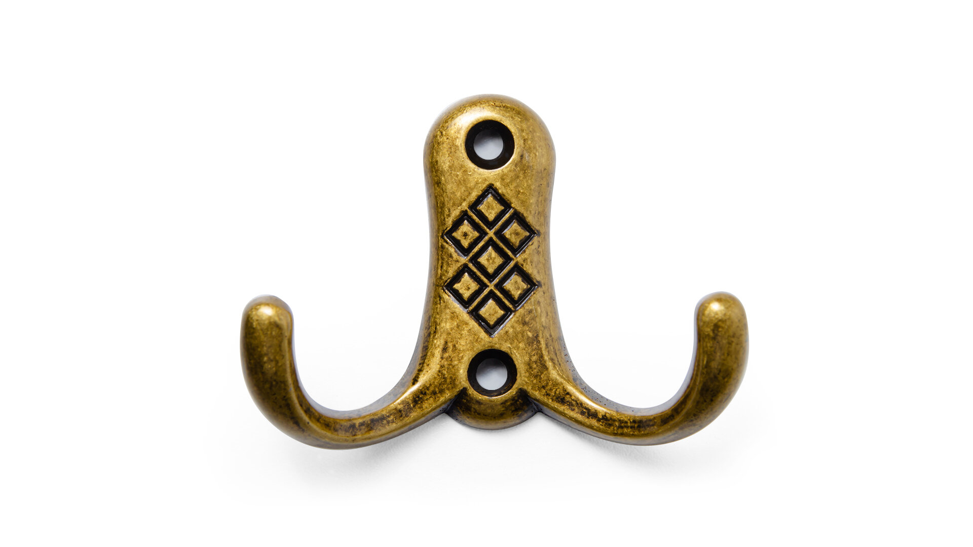 Мебельный крючок K204.01EAB.2, европейская старинная латунь