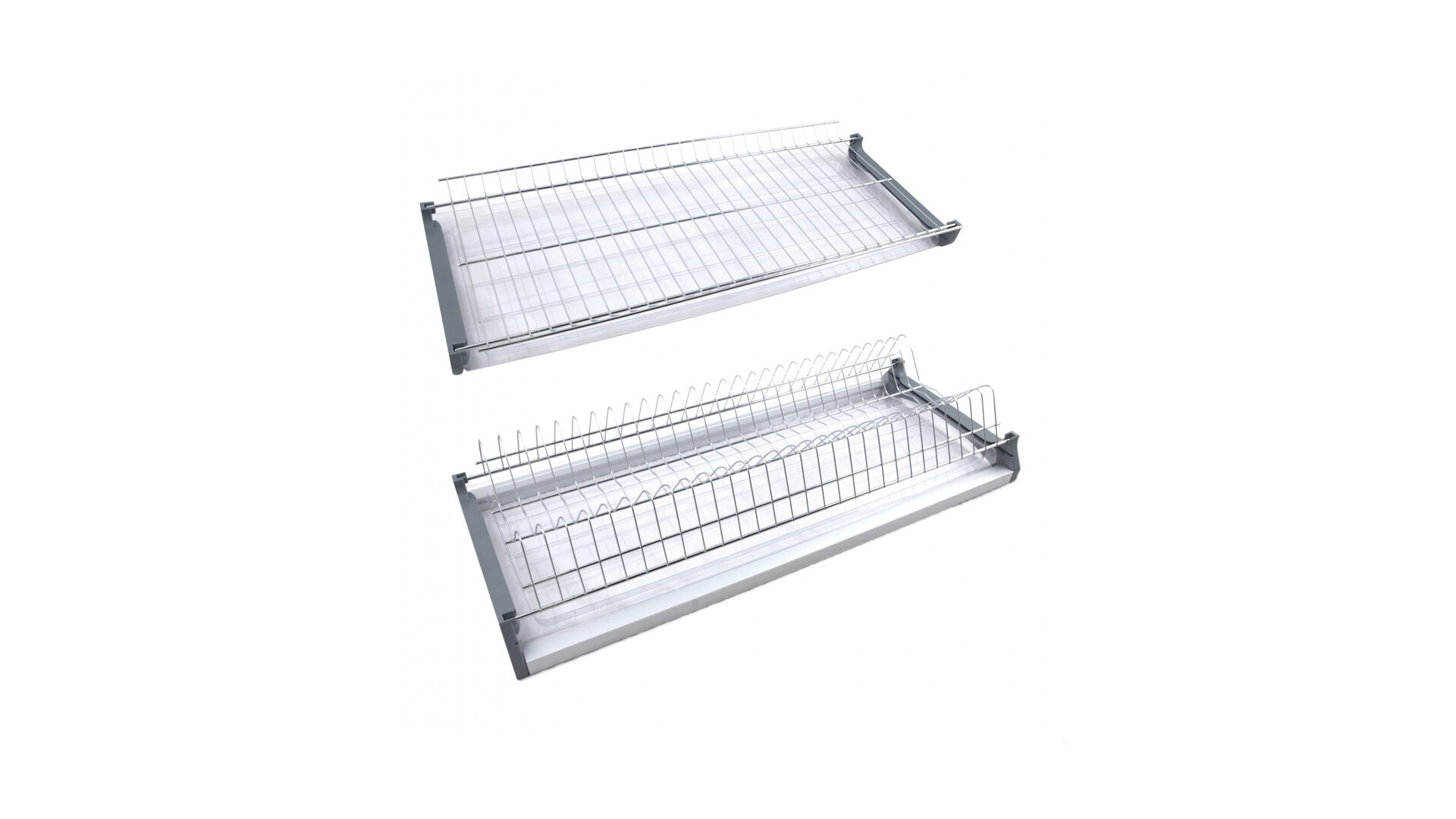 Сушка для посуды SU03/700, двухуровневая, проволочная, хром полированный
