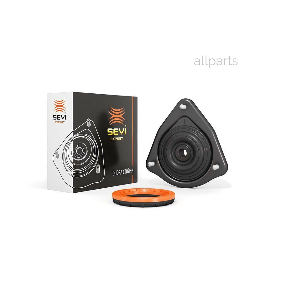 SEVI 1130 Опора стойки передней подвески "сэви-эксперт" со смещением 12 мм (с подшипником) ВАЗ 2190-2192, 2194 с ЭУР SEVI 1130