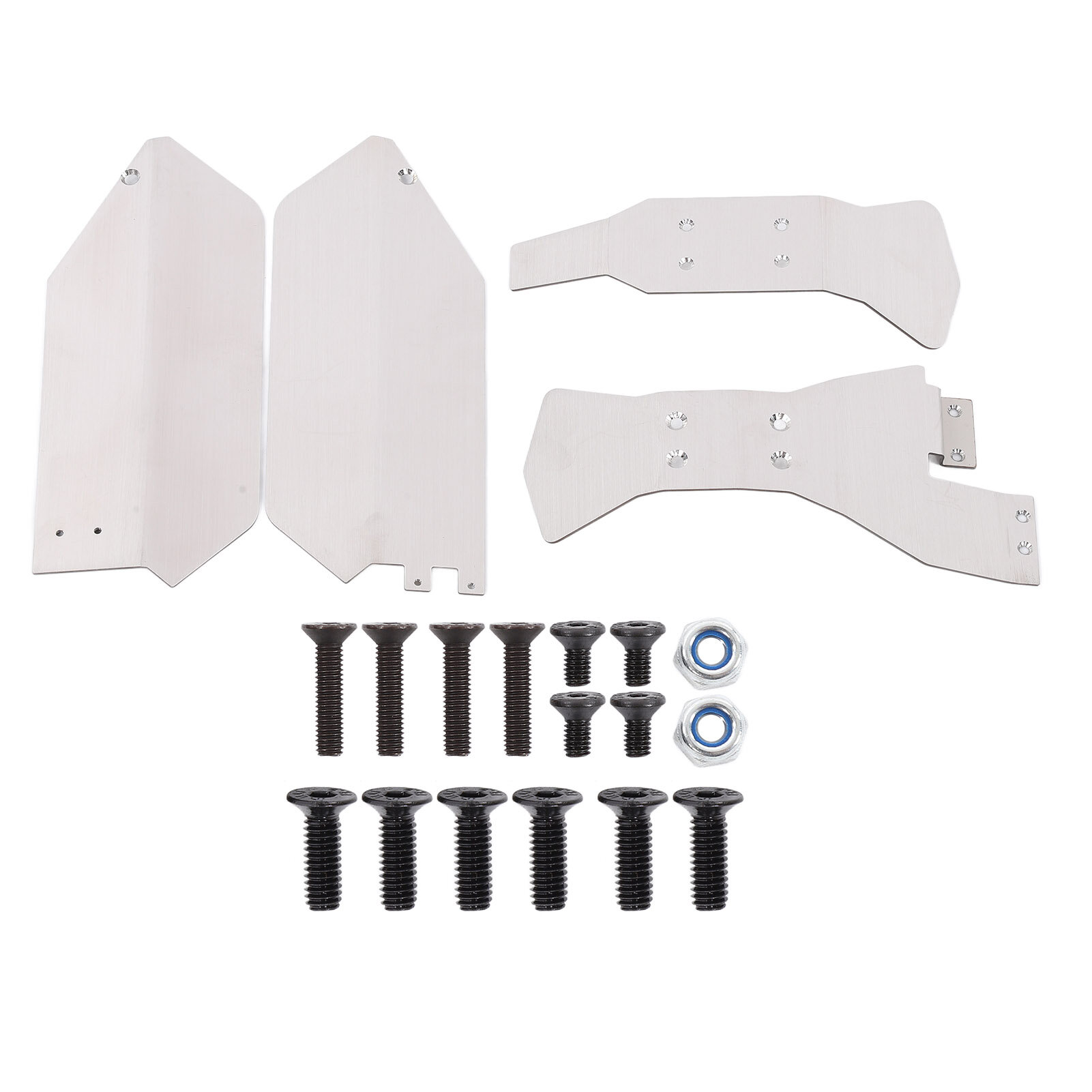 Комплект брони для шасси радиоуправляемого автомобиля. Изысканная работа. Легкий портативный комплект брони для шасси радиоуправляемого автомобиля.