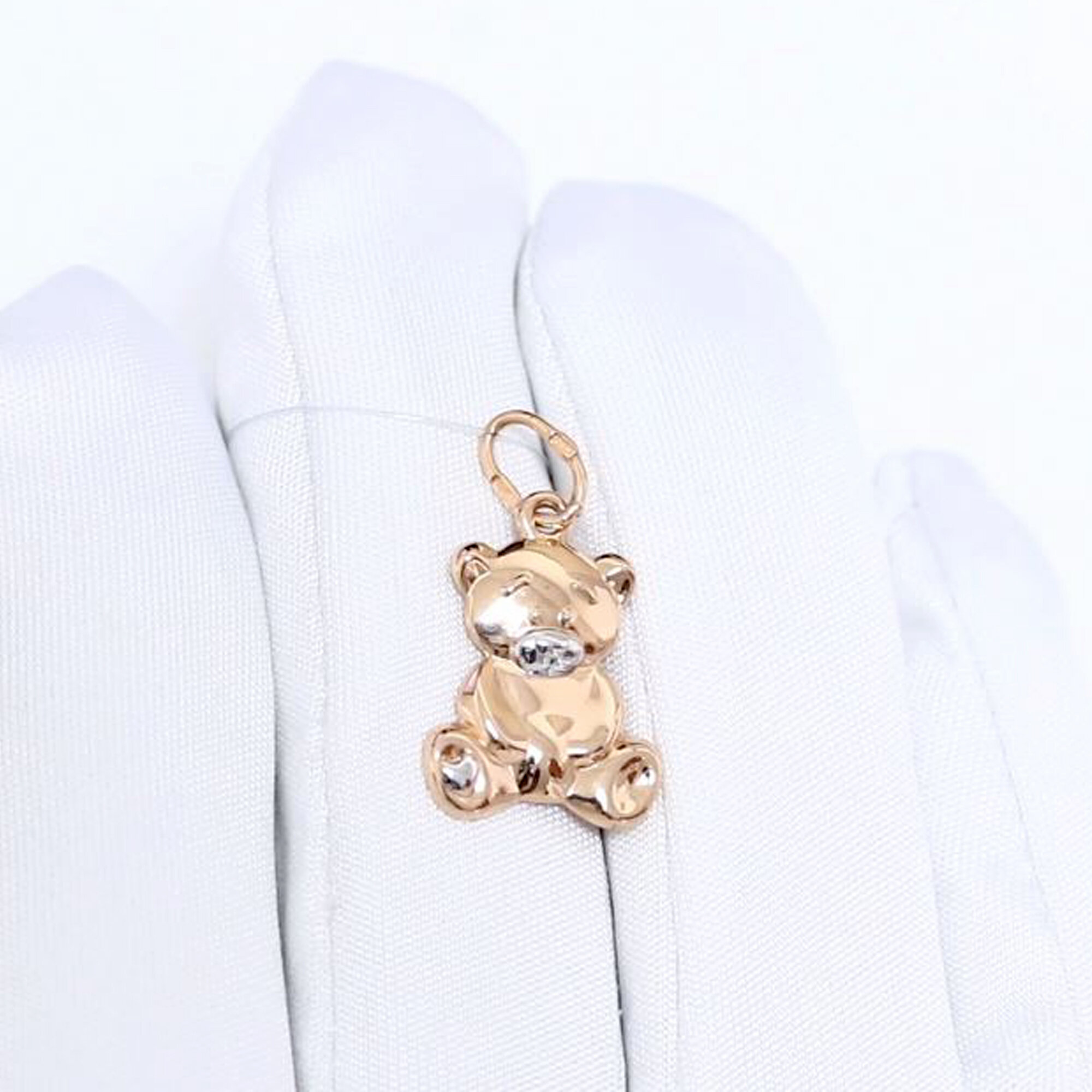 Подвеска, красное золото, 585 проба