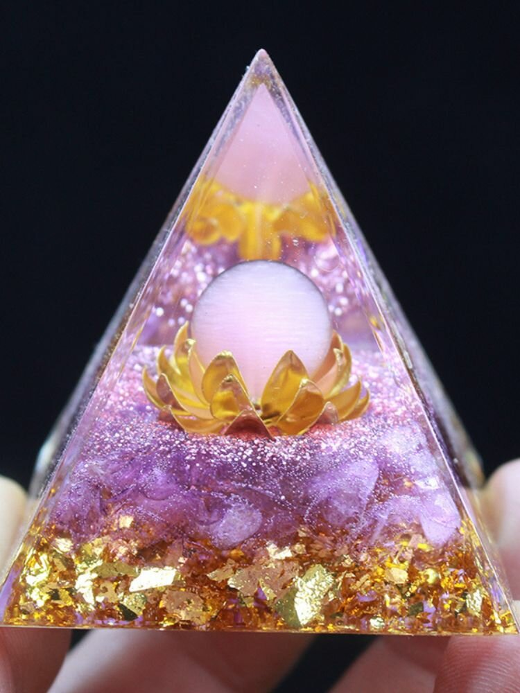 Украшение интерьера рабочего стола, хрустальная пирамида, товары для дома,5 см