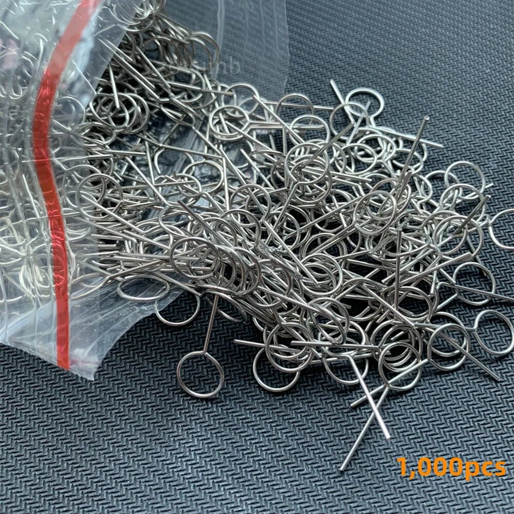 1000 шт, лоток для SIM-карты, инструмент для удаления ключа, открывалка для игл, выталкиватель для смартфона, iPhone, Huawei, Samsung, аксессуары для телефонов